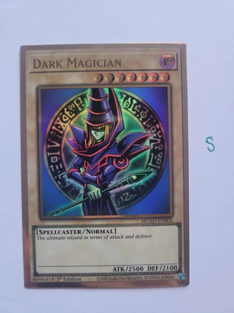 YUGIOH DARK MAGICIAN Premium Gold Rare 1st Ed NM MAGO-EN002 $14.00 - PicClick AU
