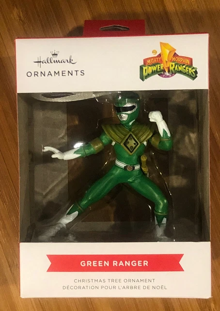 HALLMARK MIGHTY MORPHIN Power Rangers Green Ranger Christmas Tree ...