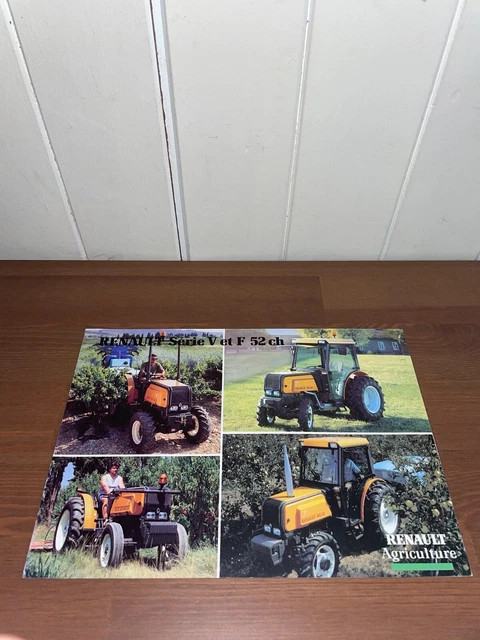 BROCHURE PROSPEKT PROSPECTUS TRACTEUR RENAULT VIGNERONS tractor-traktor-someca EUR 4,99 ...