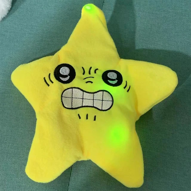 CUTE STUFFED STARS Toy Rechargeable Electric Star Plushies Toy for Boys ...