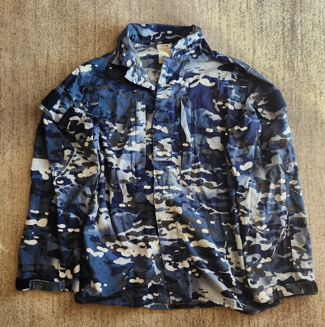 RARE AUSTRALIAN AIR force/RAAF blue GPU Shirt Size 90S (Blue AMCU ...