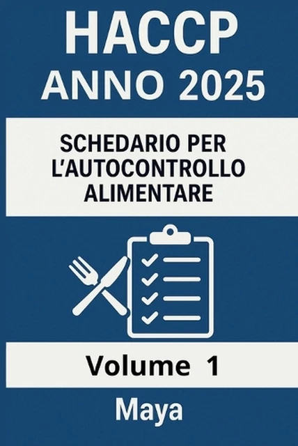 HACCP ANNO 2025 Volume 1 by Maya Scott Paperback Book EUR 32,21 ...