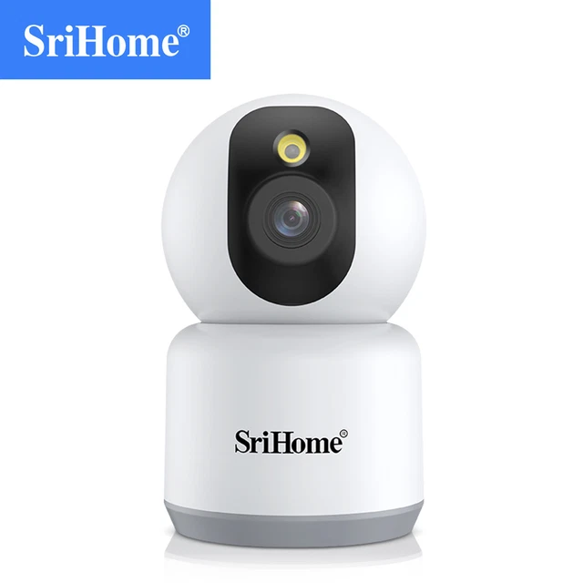SRIHOME 360° 4MP 5G Wi-Fi Radio Surveillance Camera Night Vision Camera ...