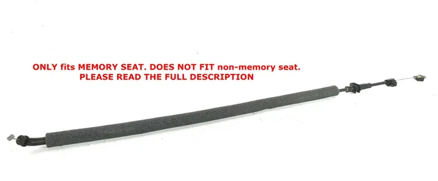 MINI BOWDEN FRONT Seat Back Tilt Release Cable MEMORY SEAT ONLY!!! R55 ...