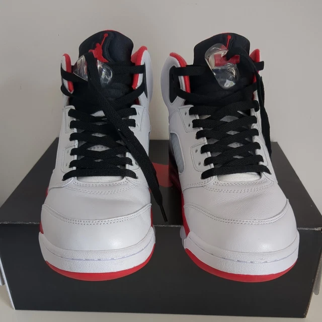 AIR JORDAN 5 Retro (2025) Fire Red / Black Tongue £52.69 - PicClick UK