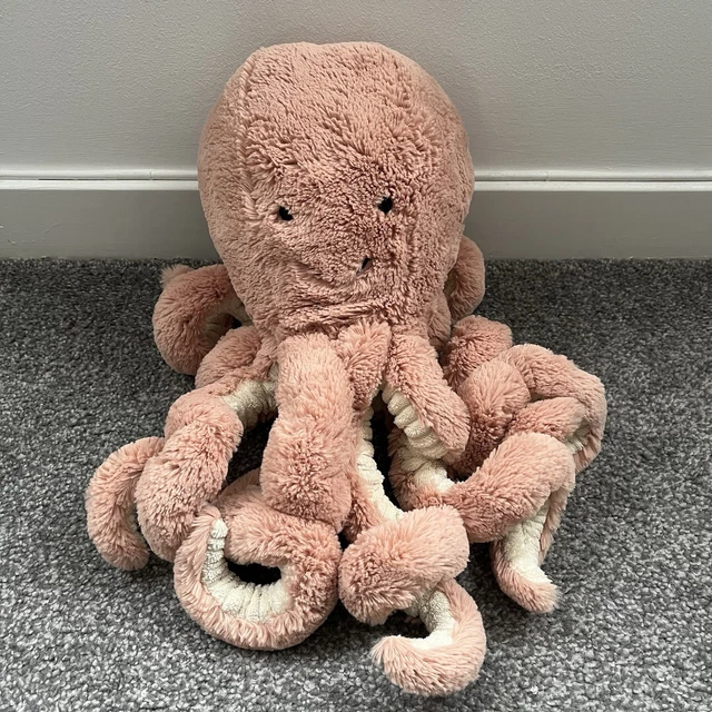 JELLYCAT OCTOPUS PLUSH Toy Light Pink, Soft, Large - Condition very ...