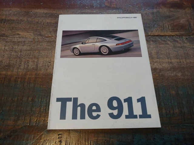 NICE USED ORIGINAL Genuine Porsche 911 993 Sales Brochure With ...