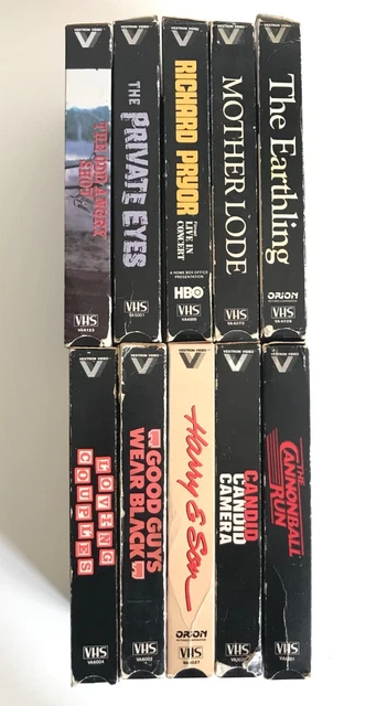 LOT OF 10 Original Vestron Video VHS Tapes V Logo 80s Cult Comedy RARE ...