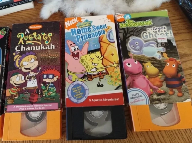 NICKELODEON VHS LOT Of 3 SpongeBob Rugrats backyardigans EUR 10,52 ...