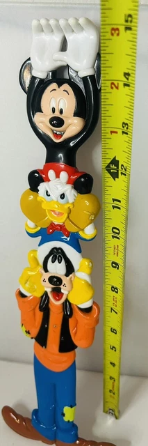 VINTAGE WALT DISNEY World Mickey Mouse Donald Goofy Sturdy Back ...
