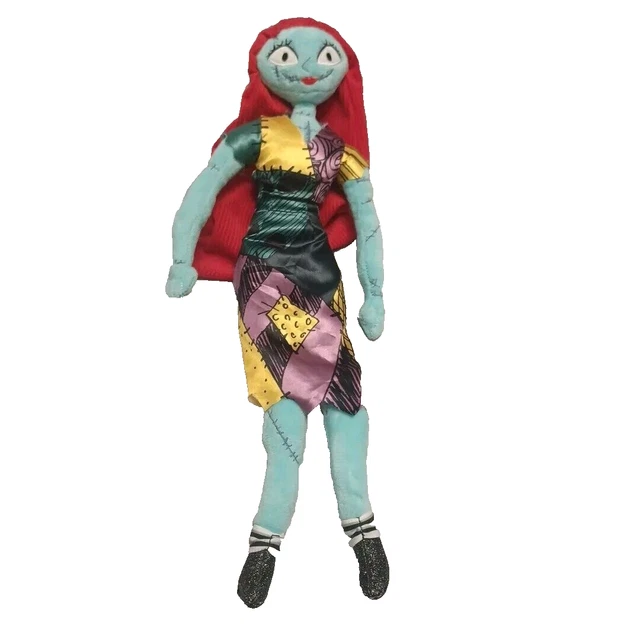 DISNEY NIGHTMARE BEFORE Christmas Large Sally Plush Doll 18" Posable ...