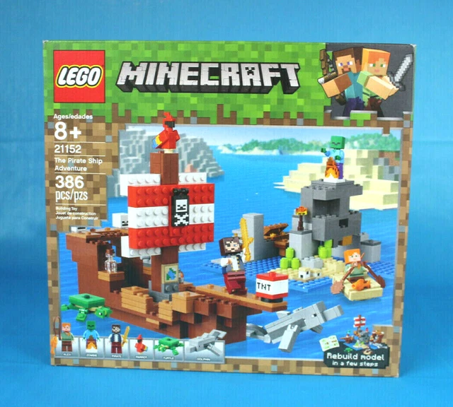 LEGO 21152 MINECRAFT The Pirate Ship Adventure Set RETIRED New ...