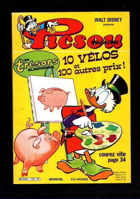 PICSOU MAGAZINE N°115 Walt Disney 1981. TBE EUR 6,00 - PicClick FR