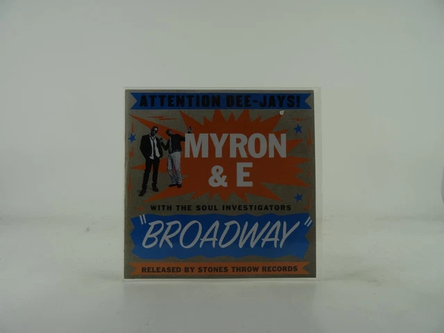 MYRON AND E BROADWAY (55) 10 Track Promo CD Album including Picture ...