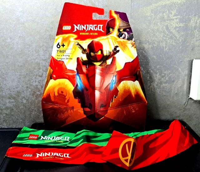 LEGO NINJAGO DRAGONS Rising 71801 Kai's Dragon Glider + Ninjago ...