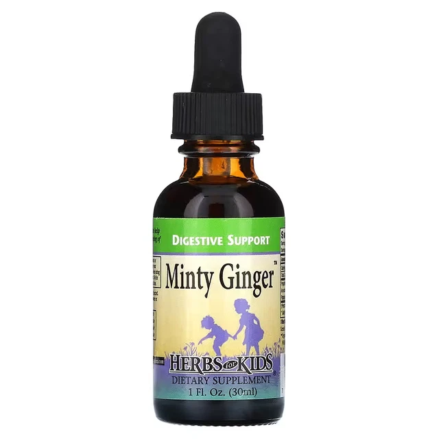 HERBS FOR KIDS, Minty Ginger, 1 fl oz (30 ml), Expiry:2028 £18.89 ...