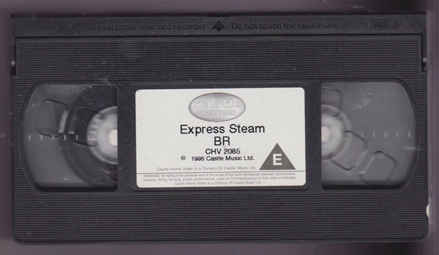 EXPRESS STEAM LOCOMOTIVES Of British Rail (VHS) Railway Video tape £10. ...