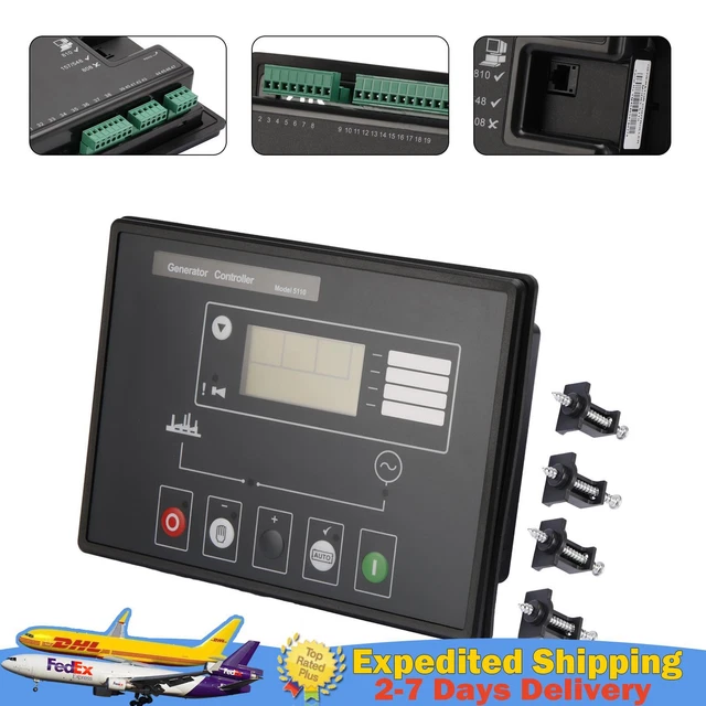 DSE5110 GENERATOR CONTROLLER Module Control Panel LCD Display For Deep ...
