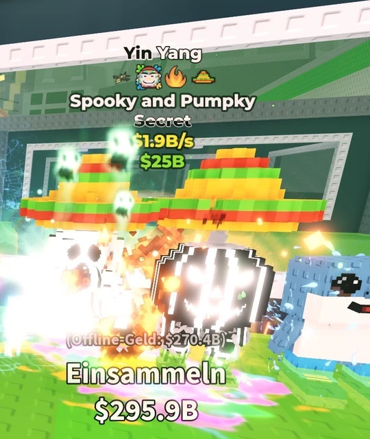 1,9B SPOOKY PUMPKY Steal a Brainrot Secret Selten Top Preis EUR 119,90 ...