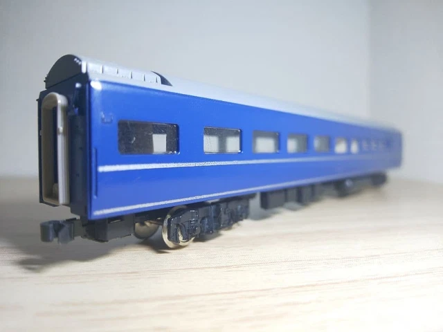 KATO N GAUGE Blue Train 24 Series 25 Type Passenger Car Silver Band ...