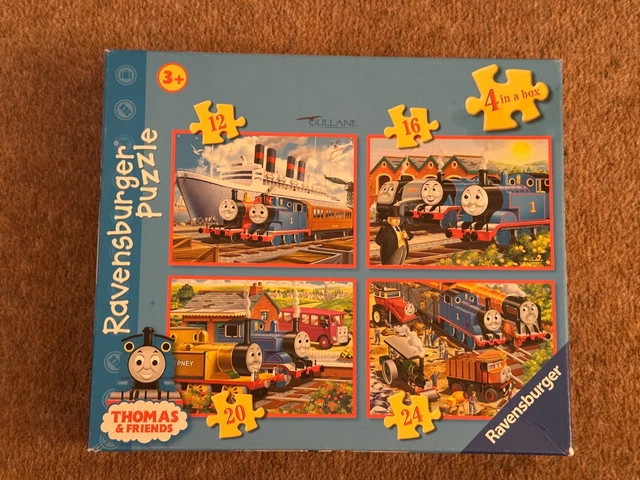 RAVENSBURGER THOMAS & Friends 4 in Box (12, 16, 20, 24 piece) Jigsaw ...