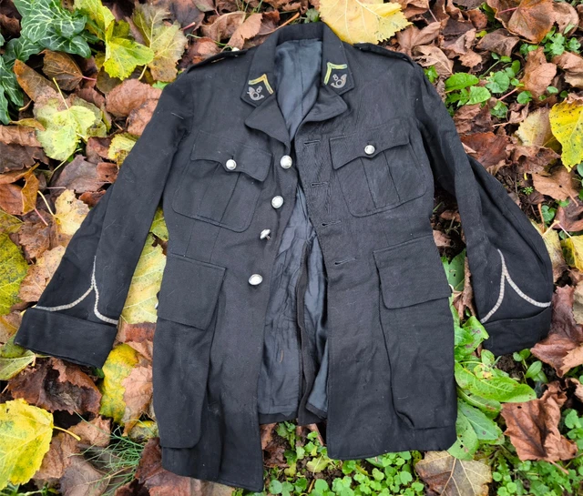 VAREUSE ÉTÉ NOIRE mod 1938 S/Lt 8e Bat chasseurs à pied Toul TBE France ...