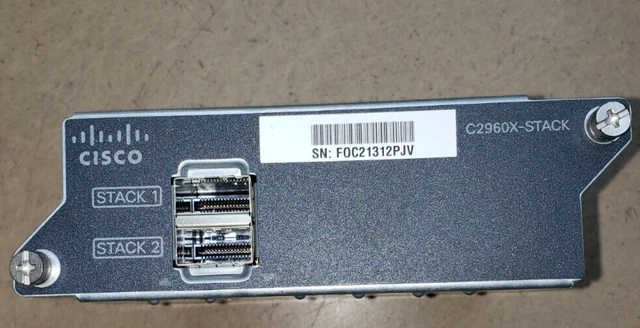CISCO CATALYST C2960X-STACK Stacking Module FlexStack Hot-Swappable $14 ...