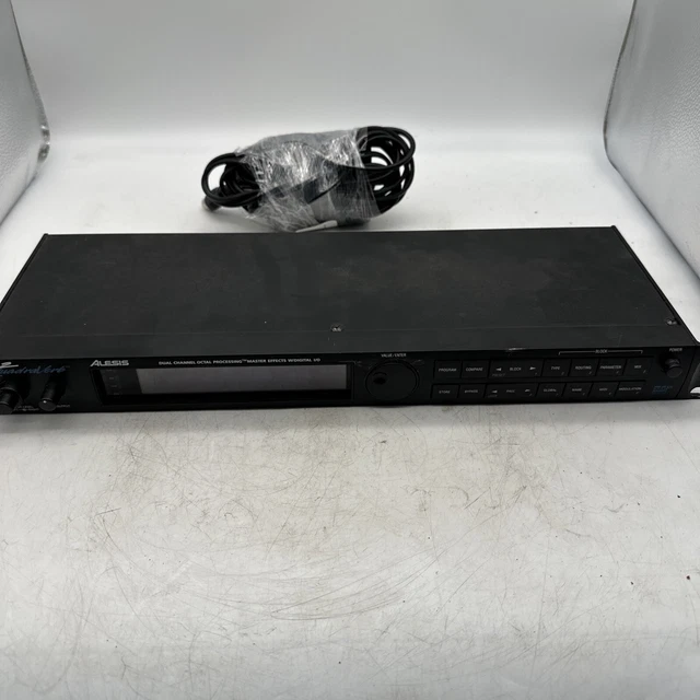 ALESIS QUADRAVERB 2 DUAL Channel Multi-effects Processor Quadra Verb 2 ...