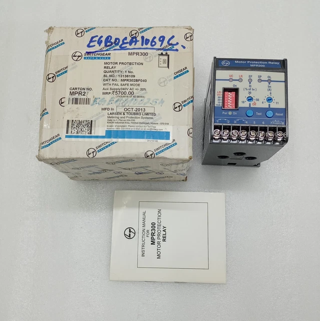 L&T MPR300 MOTOR Protection Relay $157.80 - PicClick AU