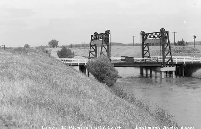 CANAL AT HAMILTON City California 1950s view OLD PHOTO 1 $9.00 ...