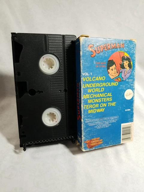 LE AVVENTURE DI Superman cartoni animati a colori vol. 1 Nastri VHS ...