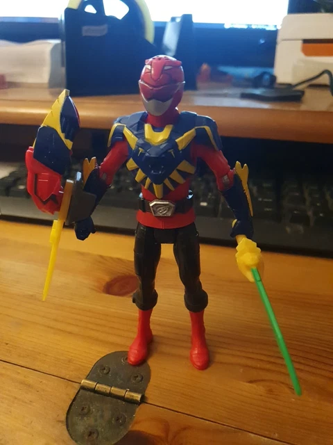 POWER RANGERS BEAST Morphers Beast-X King Red Ranger Action Figure £3. ...