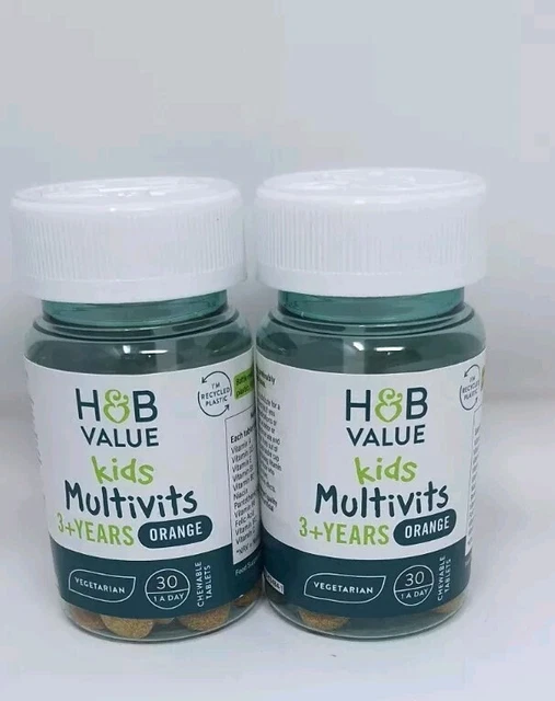 HOLLAND AND BARRETT Value Kids Multivits Orange 3+ Years - Expiry OCT ...