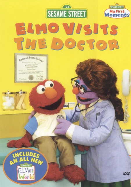 SESAME STREET - Elmo Visits the Doctor DVD Highly Rated eBay Seller ...