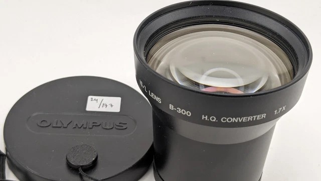 OLYMPUS IS/L LENS B-300 H.Q. Converter 1.7X, monture à visser 55mm EUR ...