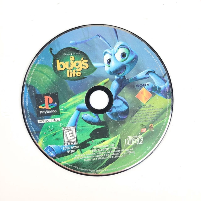 A BUG'S LIFE (Sony PlayStation PS1, 1998) Disney/Pixar Completa Black ...