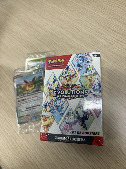 POKEMON BUNDLE 6 Boosters EV8.5 Évolution Prismatique FR Scellé Neuf 🇫🇷 ...