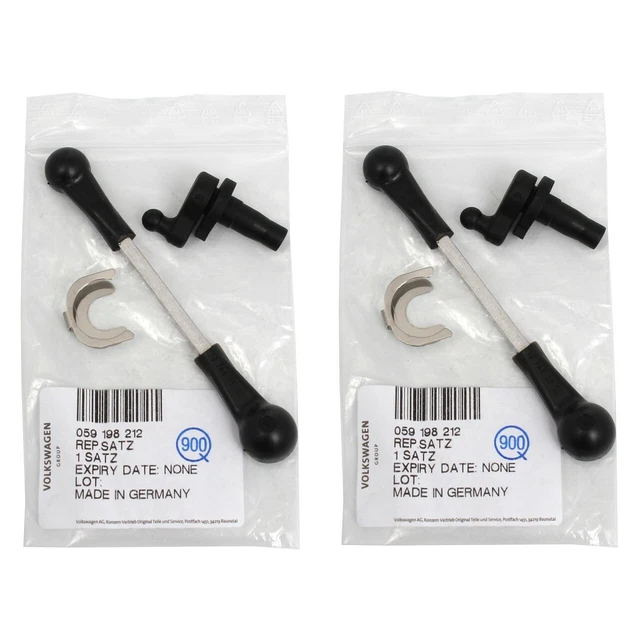 2X ORIGINAL AUDI VW Reparatursatz Saugrohr Saugrohrklappe A4 A5 A6 A8 ...