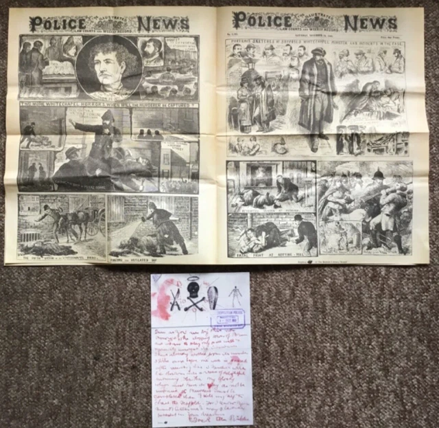 JACK THE RIPPER 1888 Police Newspaper (8 Pages) & Ripper Letter , Was ...