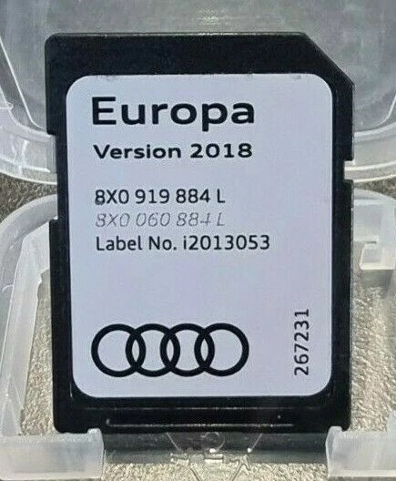 GENUINE AUDI A1 A6 A7 Q3 RMC Maps SAT NAV SD CARD 2018 8X0919884L £39. ...
