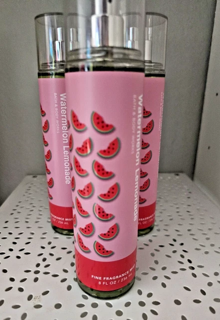 BATH & BODY WORKS Watermelon Lemonade Fine Fragrance Mist 8 oz NEW $12. ...