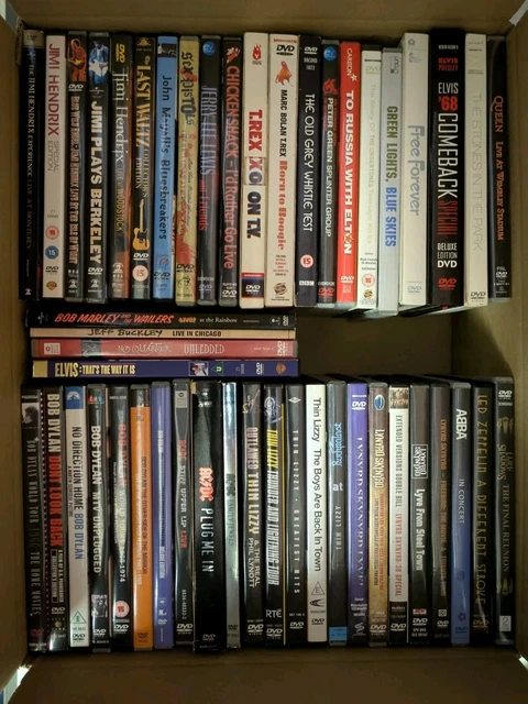 MUSIC DVDS HENDRIX, Dylan, AC/DC, T-Rex, Elvis and Others £20.00 ...