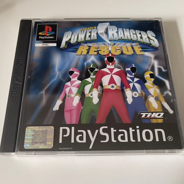 POWER RANGERS LIGHTSPEED Rescue PS1 PAL Complete -Action *Free UK ...
