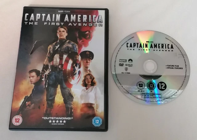 DVD - CAPTAIN America The First Avenger Marvel MCU Cert 12 PAL UK R2 ...