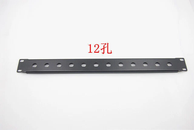 RACK MOUNT KIT 1U Front Panel 12 Holes Ports for Wireless Mic Antenna ...