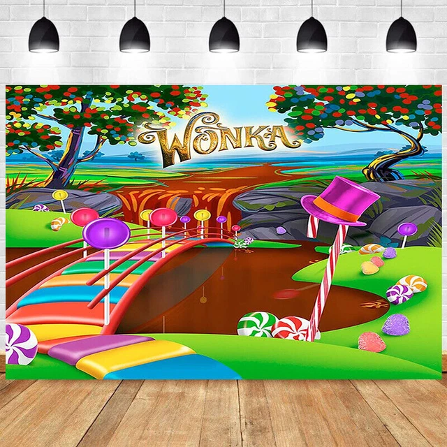 WILLY WONKA BACKDROP Charlie And The Chocolate Factory Photo Background ...
