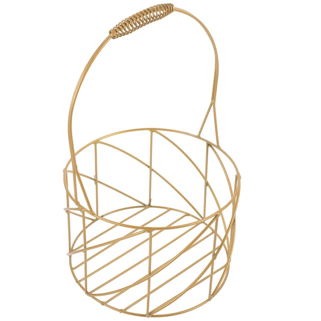 PANIER CADEAU EN Métal Paniers Mariage Avec Anse Fille Décoration EUR ...