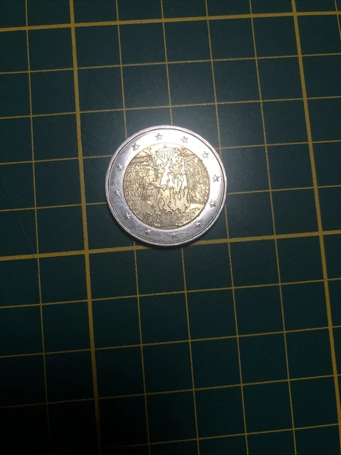 PIECE 2 EUROS RARE 2019 COMMEMORATIVE "CHUTE DU MUR DE BERLIN ...