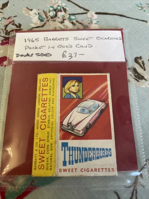 BARRATT THUNDERBIRDS SWEET Cigarettes Packet Hull £37.00 - PicClick UK