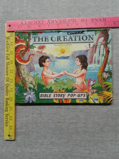 THE CREATION BIBLE Story Pop Ups Illustrated by John Patience £3.83 ...